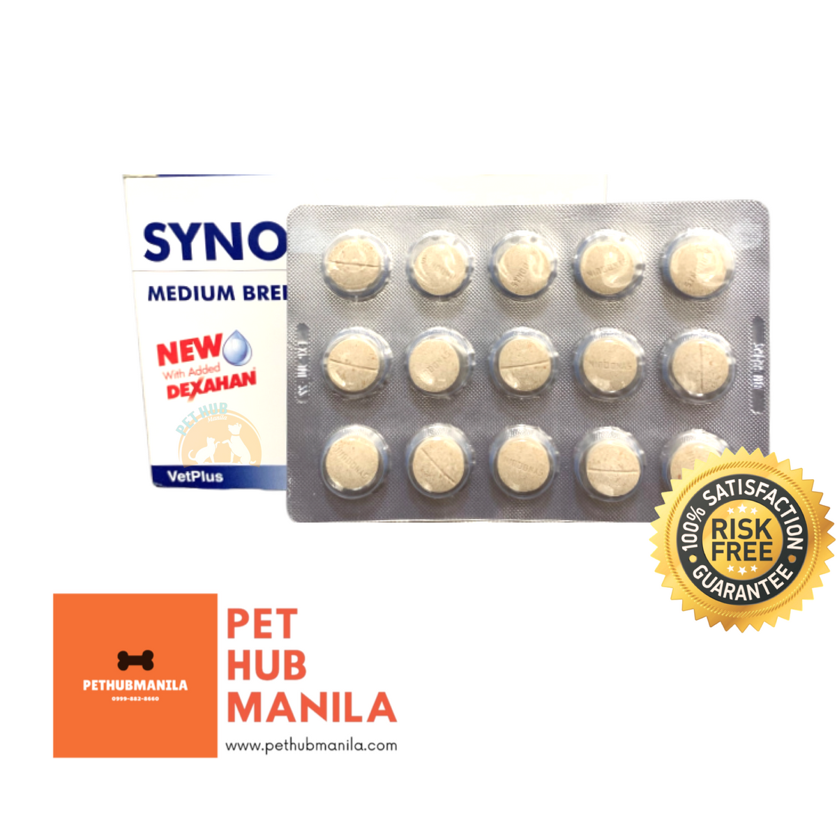 Synoquin Medium Breed 30 Tablets 10-25kg – PetHubManila